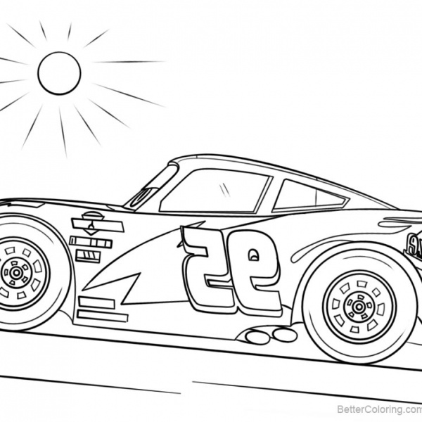 Disney Cars 3 Coloring Pages Guido - Free Printable Coloring Pages