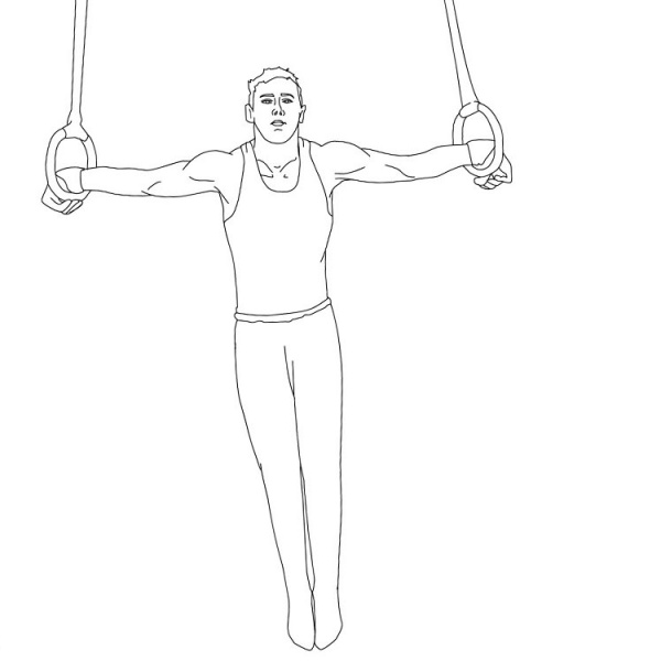Gymnastics Balance Beam Coloring Pages - Free Printable Coloring Pages