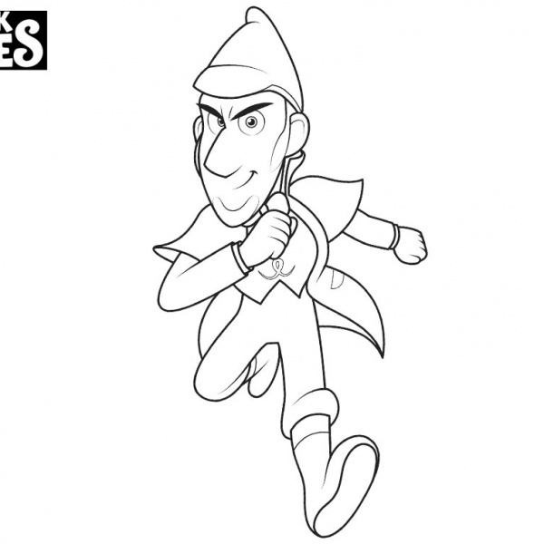 Sherlock Gnomes Coloring Pages Characters - Free Printable Coloring Pages