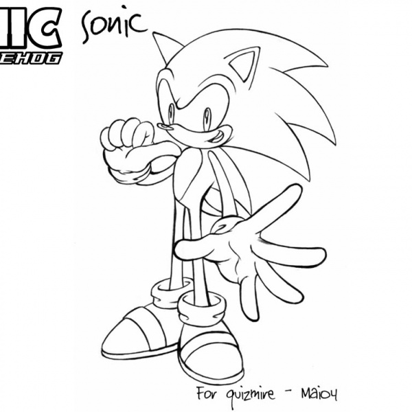 Sonic The Hedgehog Coloring Pages by derek the hedgehog87 - Free ...