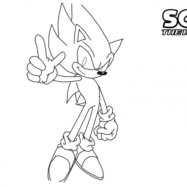 Sonic The Hedgehog Coloring Pages Driving the Car - Free Printable ...