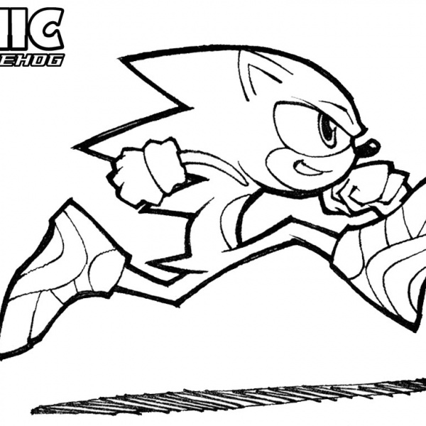 Free Printable Sonic The Hedgehog Coloring Pages Printable Sonic