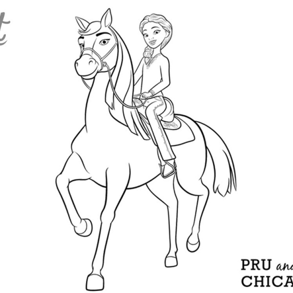 Spirit Riding Free Coloring Pages - Free Printable Coloring Pages