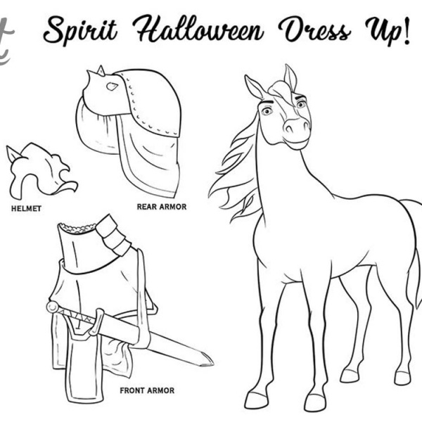 Lucky from Spirit Riding Free Coloring Pages with Horse - Free ...