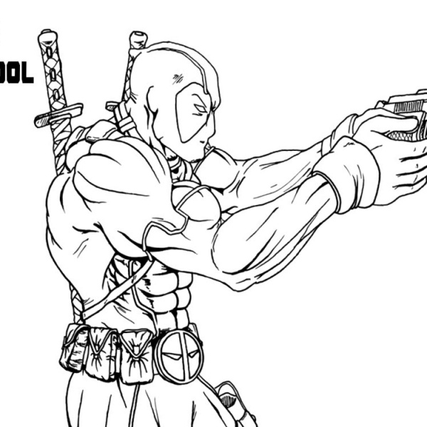 Lego Deadpool Coloring Pages - Free Printable Coloring Pages