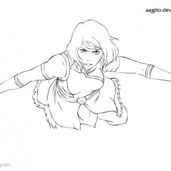 The Legend of Korra Coloring Pages Character Jinora - Free Printable ... The Legend of Korra Coloring Pages Character Jinora - Free Printable ...