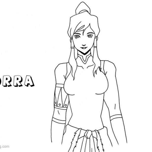 The Legend of Korra Coloring Pages Fanart by Artifedex - Free Printable ...