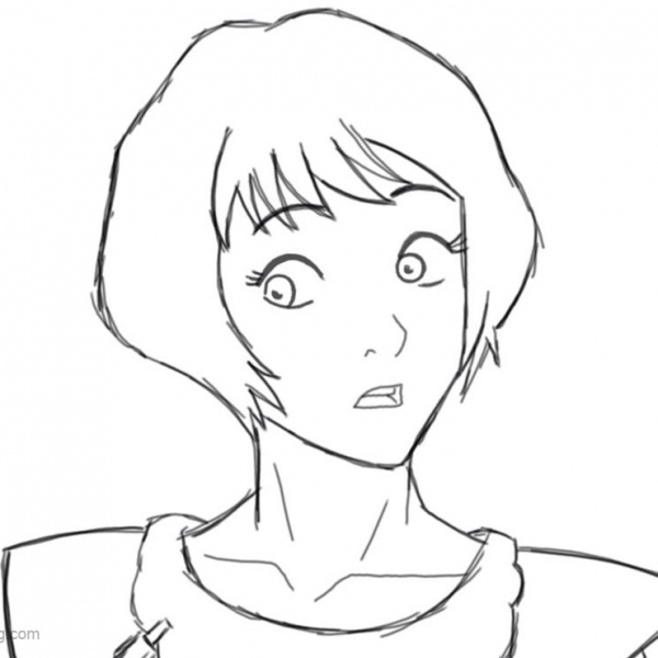 The Legend of Korra Coloring Pages Korra and Asami Kissing - Free ...