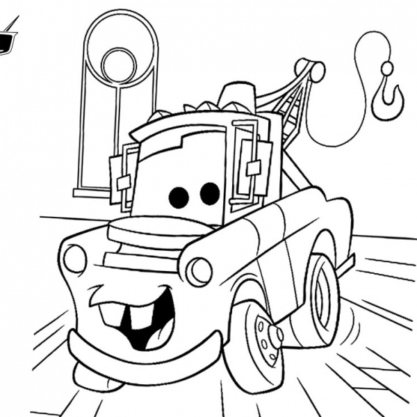 Cars Pixar Coloring Pages Mia and Tia - Free Printable Coloring Pages