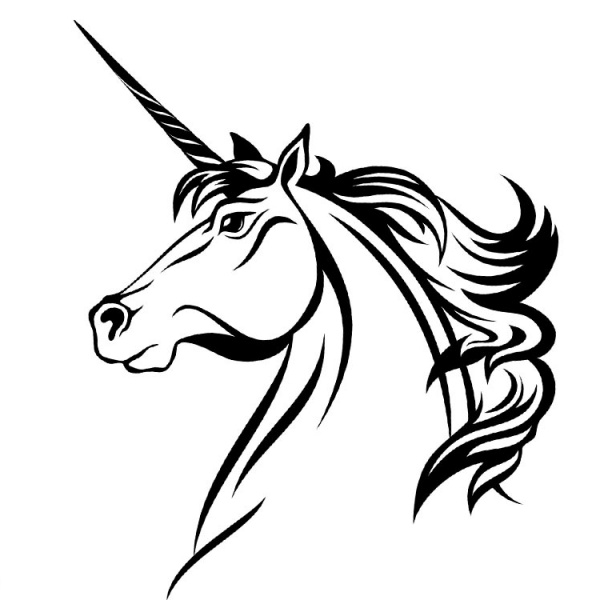 Two Unicorns Coloring Pages with Rainbow - Free Printable Coloring Pages