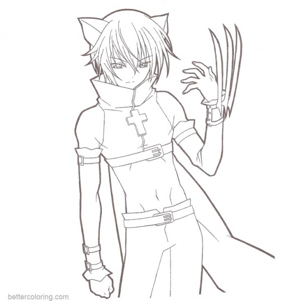 Yandere Simulator Coloring Pages - Free Printable Coloring Pages