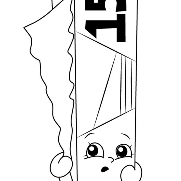 Coney from Shopkins Coloring Pages - Free Printable Coloring Pages