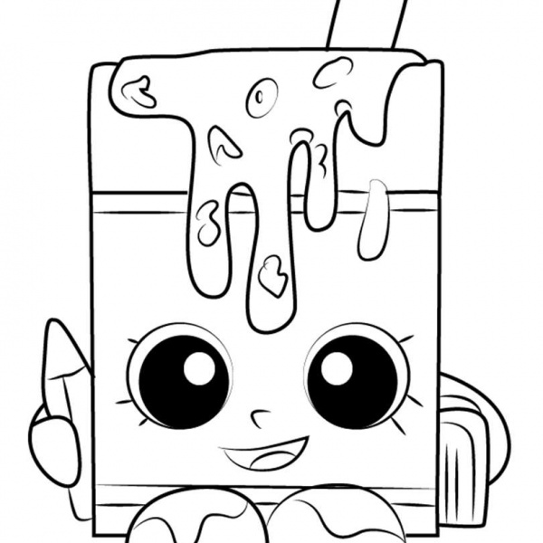 Macca Roon from Shopkins Coloring Pages - Free Printable Coloring Pages