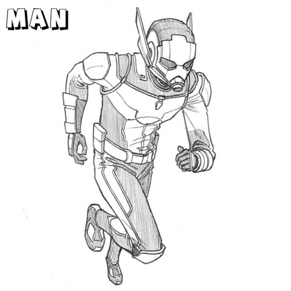 Ant Man Coloring Pages - Free Printable Coloring Pages
