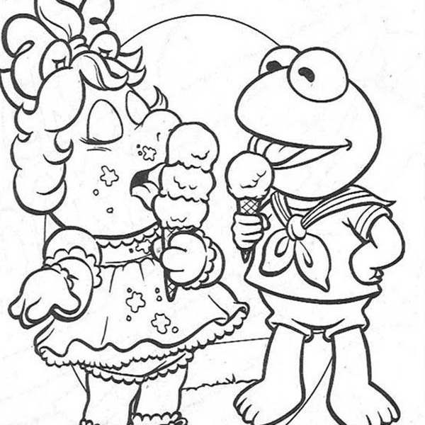 Muppet Babies Coloring Pages Summer Penguin - Free Printable Coloring Pages