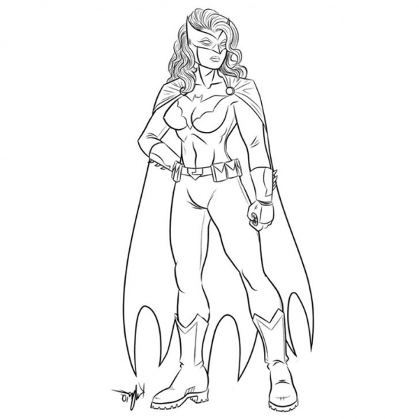 Batgirl Coloring Pages - Free Printable Coloring Pages
