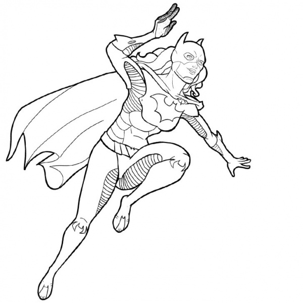 Batgirl Coloring Pages - Free Printable Coloring Pages