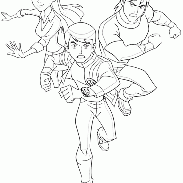 Ben 10 Coloring Pages - Free Printable Coloring Pages