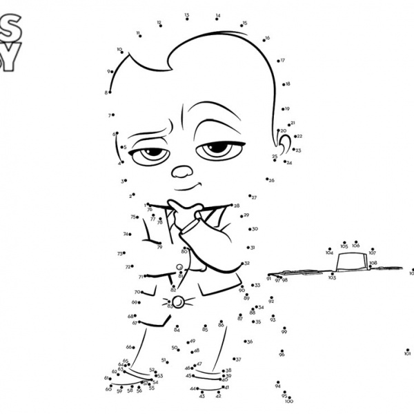 Cute Boss Baby Coloring Pages - Free Printable Coloring Pages