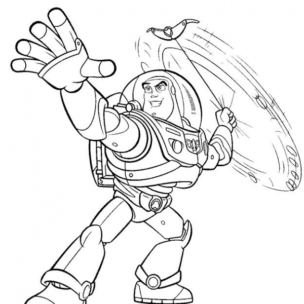Buzz Lightyear Coloring Pages Characters from Toy Story - Free ...