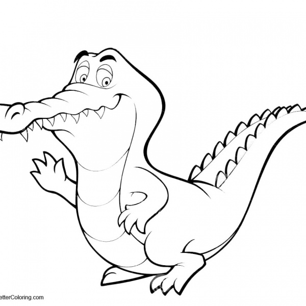 Baby Crocodiles Coloring Pages - Free Printable Coloring Pages