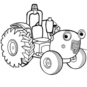 Vintage Tractor coloring pages - Free Printable Coloring Pages