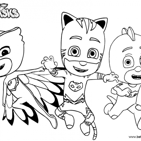 Owlette from Pj Masks Coloring Pages - Free Printable Coloring Pages