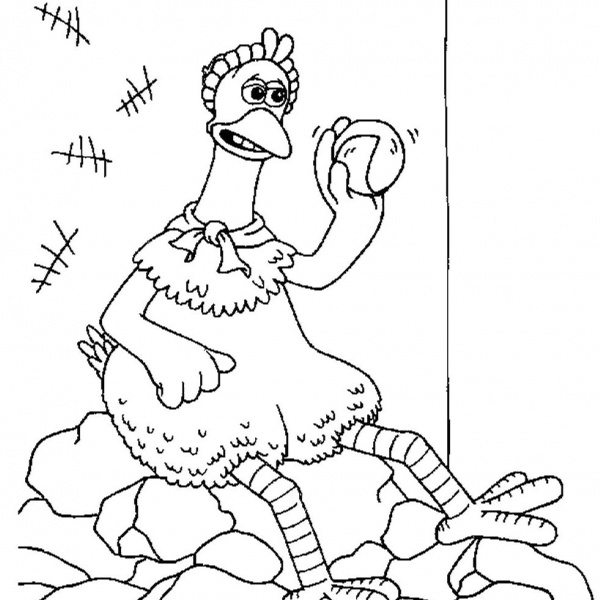 Chicken Run Coloring Pages Screaming - Free Printable Coloring Pages