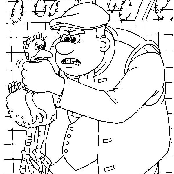 Chicken Run Coloring Pages - Free Printable Coloring Pages