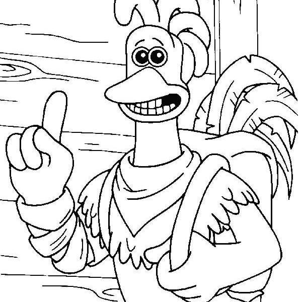 Chicken Run Coloring Pages - Free Printable Coloring Pages