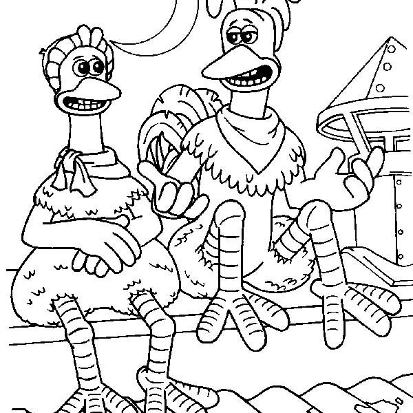 Chicken Run Coloring Pages - Free Printable Coloring Pages
