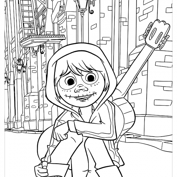 Coco Coloring Pages - Free Printable Coloring Pages