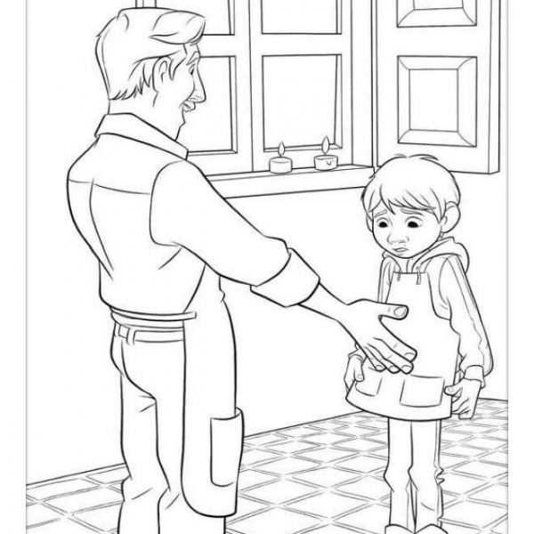 Coco Coloring Pages Miguel Find the Guitar - Free Printable Coloring Pages