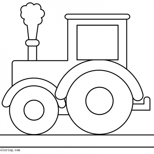 Tractor Coloring Pages Dot to Dot Activity - Free Printable Coloring Pages