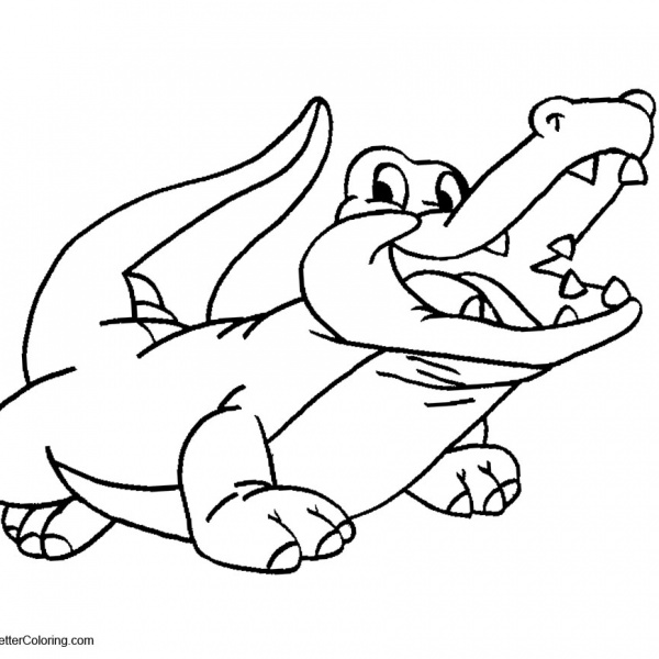 Baby Crocodiles Coloring Pages - Free Printable Coloring Pages