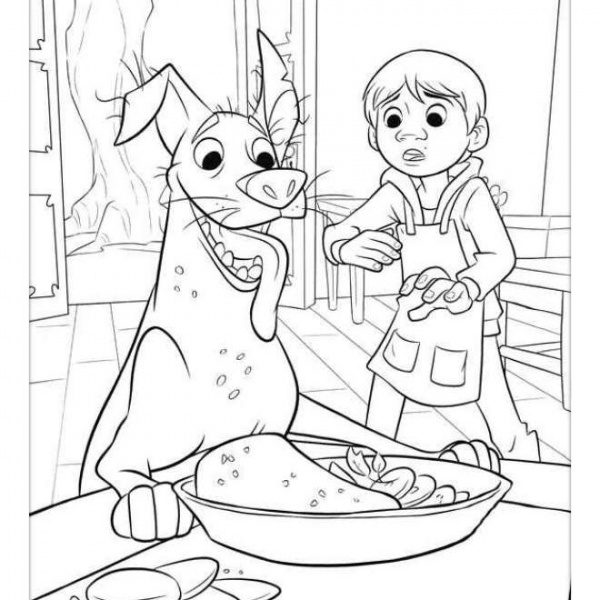 Angry Grandma from Coco Coloring Pages - Free Printable Coloring Pages