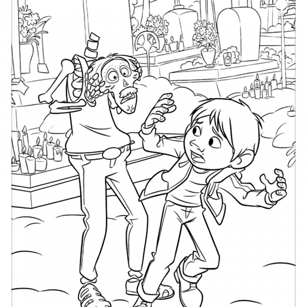 Angry Grandma from Coco Coloring Pages - Free Printable Coloring Pages