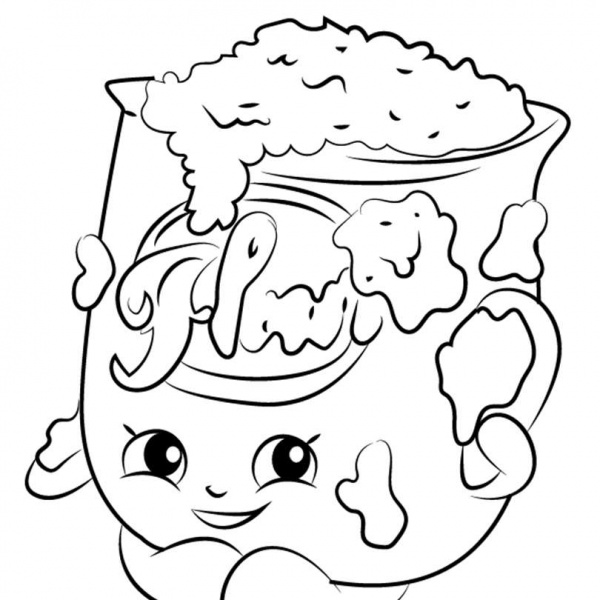 Brenda Blenda from Shopkins Coloring Pages - Free Printable Coloring Pages