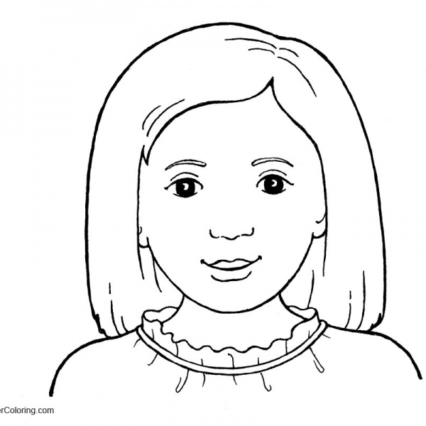 Simple Girly Coloring Pages - Free Printable Coloring Pages
