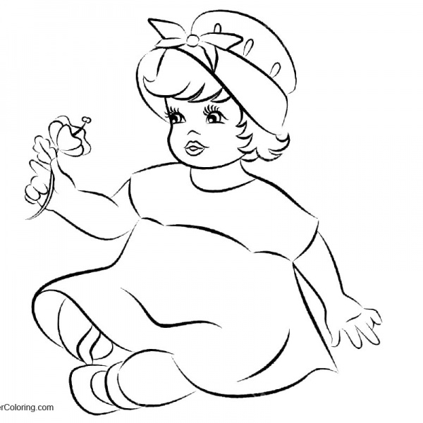 Cute Girly Coloring Pages - Free Printable Coloring Pages