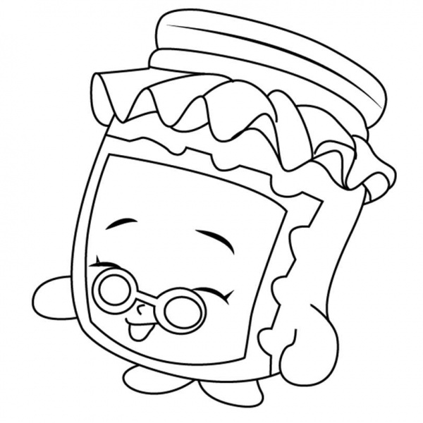 Coney from Shopkins Coloring Pages - Free Printable Coloring Pages