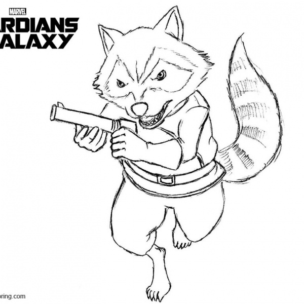 Guardians of the Galaxy Coloring Pages - Free Printable Coloring Pages
