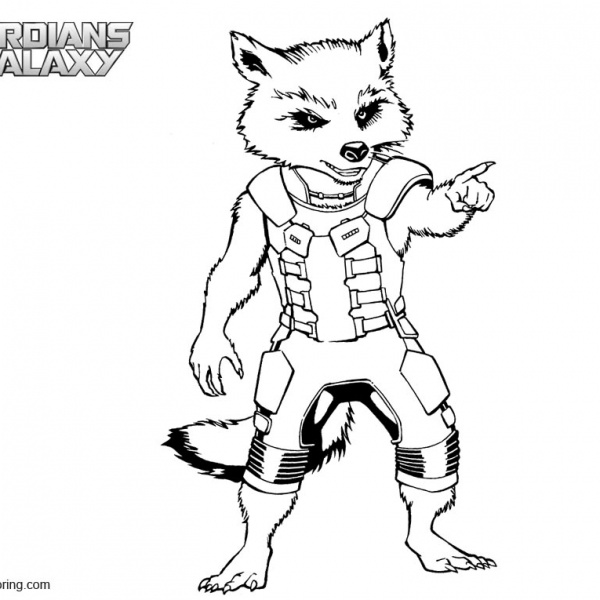 Guardians of the Galaxy Coloring Pages - Free Printable Coloring Pages