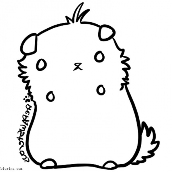 Hamster Coloring Pages Realistic Drawing - Free Printable Coloring Pages