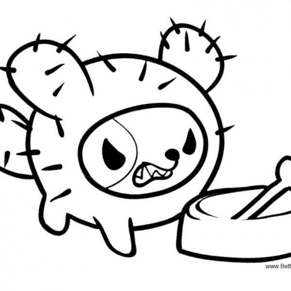 Tokidoki Coloring Pages Moofia and Milk - Free Printable Coloring Pages