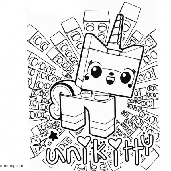 UniKitty Coloring Pages - Free Printable Coloring Pages
