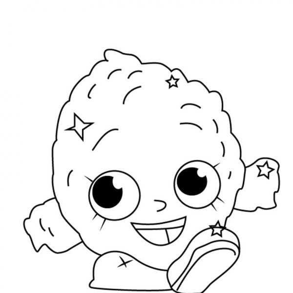 Yummy Gum from Shopkins Coloring Pages - Free Printable Coloring Pages