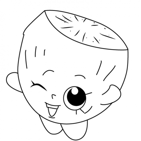 Dum Mee Mee from Shopkins Coloring Pages - Free Printable Coloring Pages