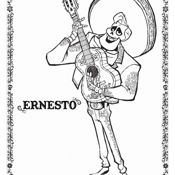 Angry Grandma from Coco Coloring Pages - Free Printable Coloring Pages