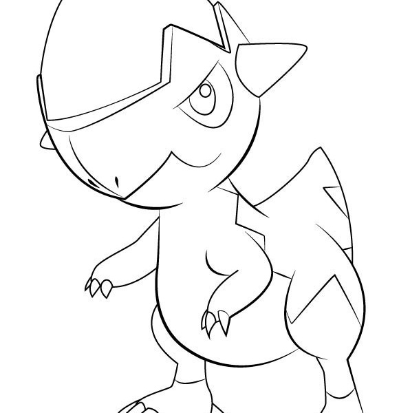 Pokemon Coloring Pages Axew - Free Printable Coloring Pages